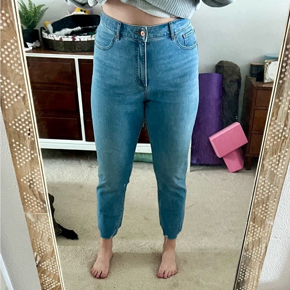 Express | Jeans | Express Curve Super High Rise Slim Jean Sz 2 | Poshmark